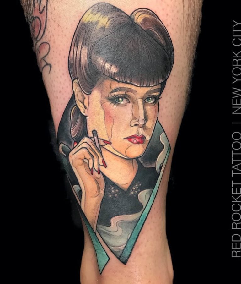 Blade Runner Rachel Tattoo – Red Rocket Tattoo